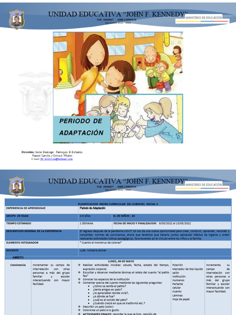 Semana 2-Adaptacion Inicial | PDF | Las emociones | Sicología