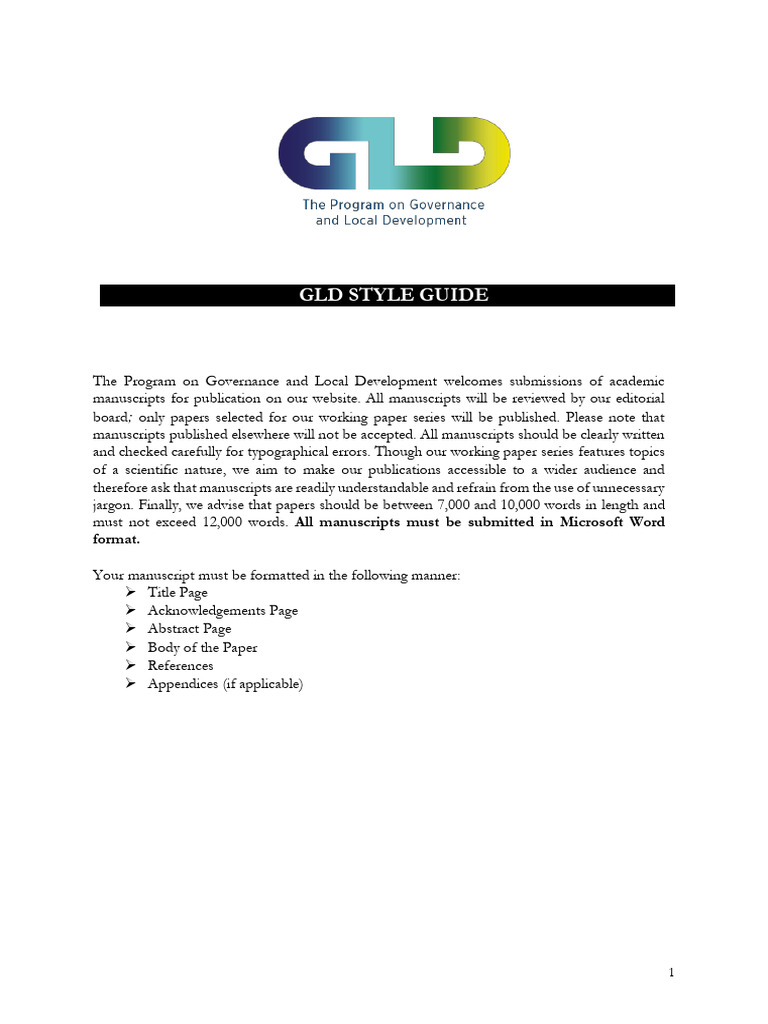 gld_styleguide_2022 | PDF | Abstract (Summary) | Citation