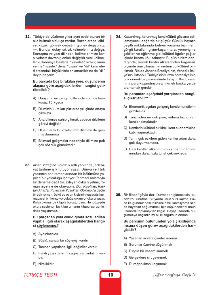 Tyt - Zorluk Derecesi̇ Moral_ornek | PDF