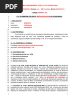 Relatório Da Reunião Do Edifício Abcd Pdf