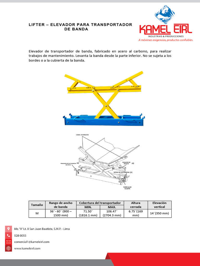 Lifter - Ficha Técnica - M | PDF | Ala