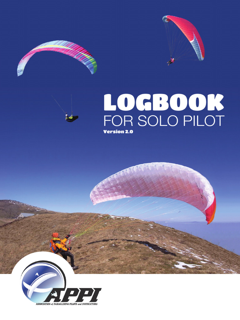 APPI Paragliding Logbook 2.0 Guide | PDF | Gliding | Flight