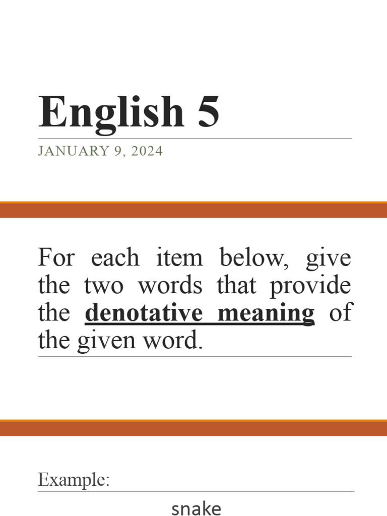 Denotative and Connotative Meanings Exercise | PDF | Language Arts ...