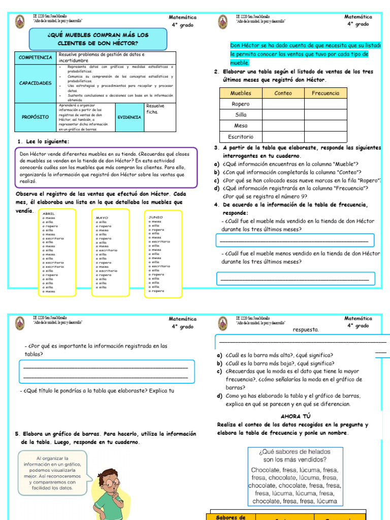 F. Refuerzo Mate-Frecuencia de Datos | PDF | Ciencia cognitiva | Cognición