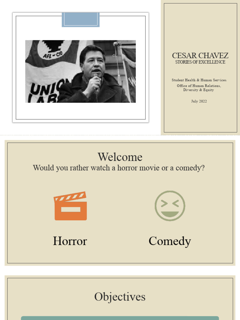 Cesar Chavez: Legacy of Activism | PDF | United Farm Workers | Labor ...