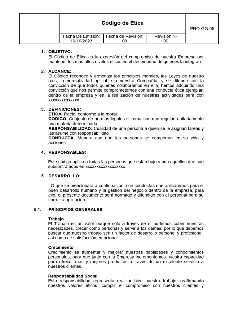 Codigo de Etica Guia | PDF | Business | Comportamiento