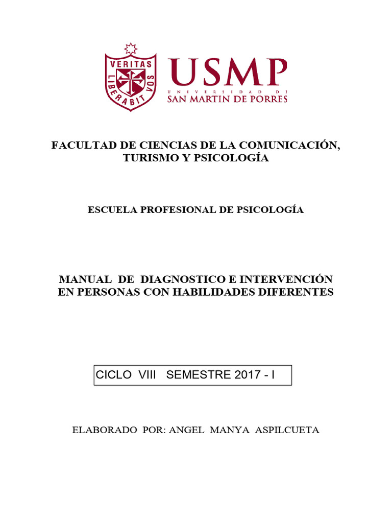 MANUAL DX e INTERV HAB.DIF. 2017-I TRILLO (1) | PDF | Educación ...