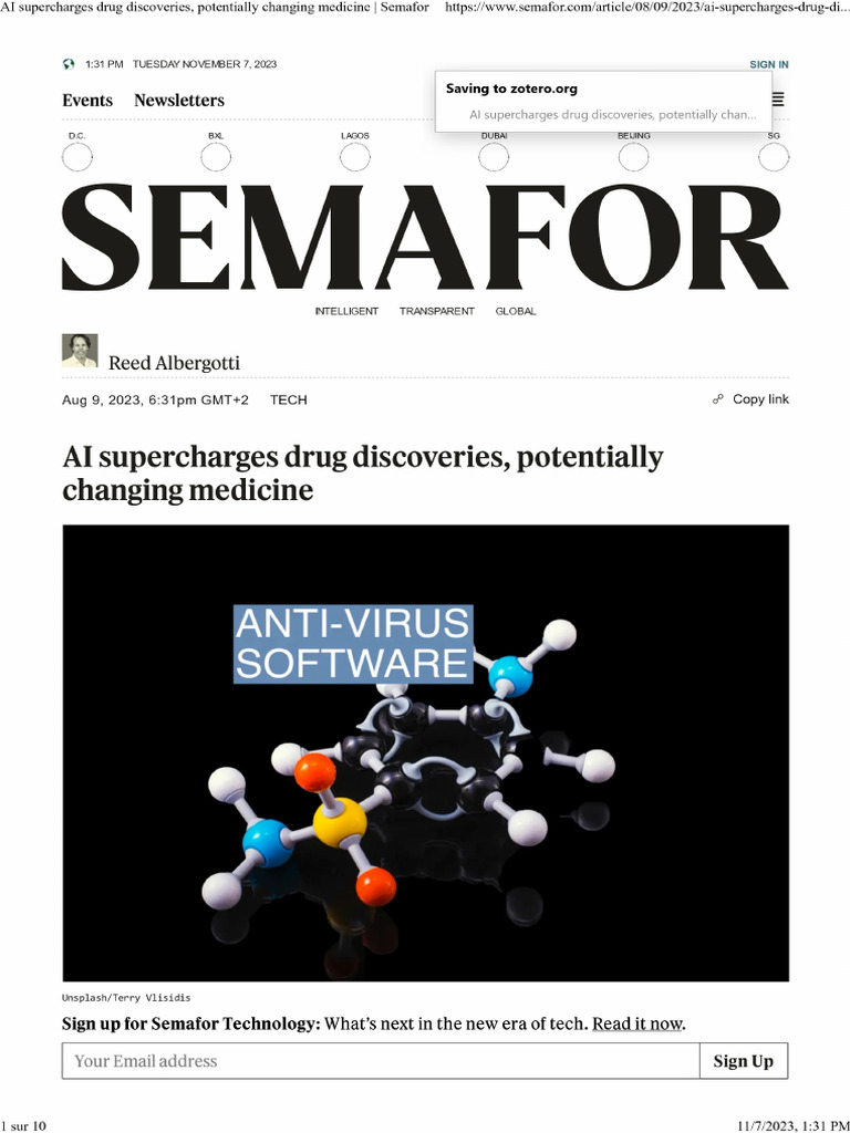 AI Supercharges Drug Discoveries, Potentially Changing Medicine | PDF ... AI Supercharges Drug Discoveries, Potentially Changing Medicine | PDF ...