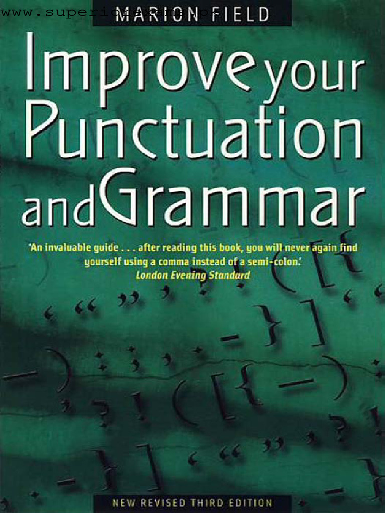 Improve Your Punctuation | PDF | Verb | Pronoun