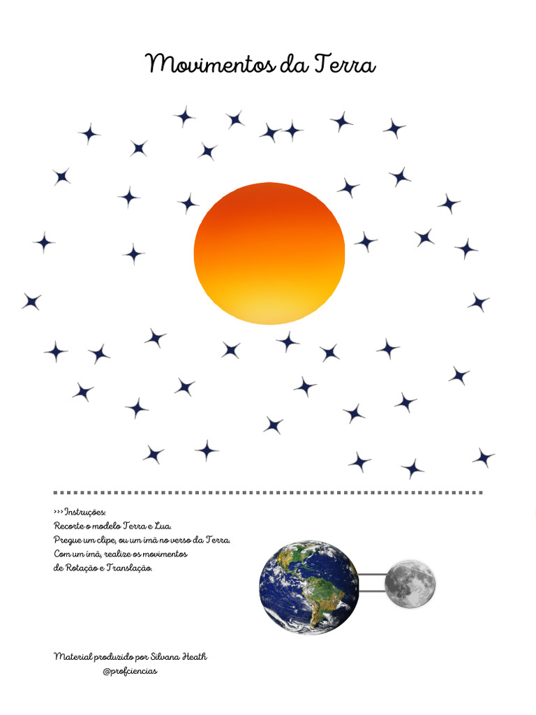 Movimentos Da Terra e Da Lua (Para o Grupo) | PDF