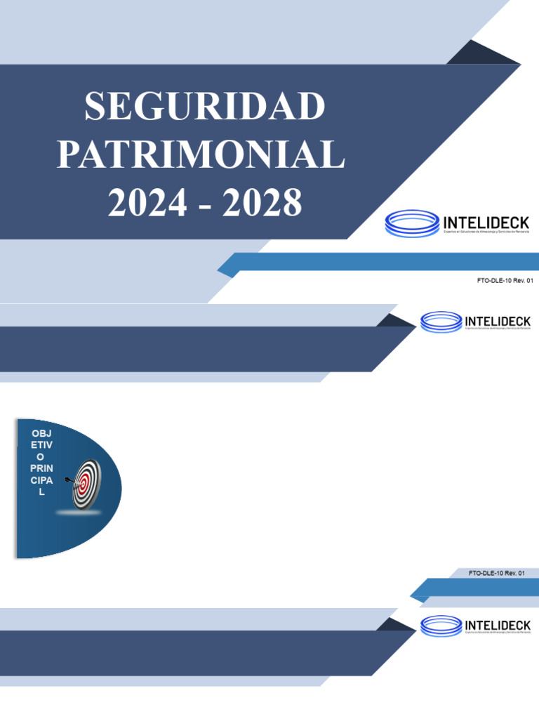 Seguridad Patrimonial Intelideck 2024-2028 | PDF