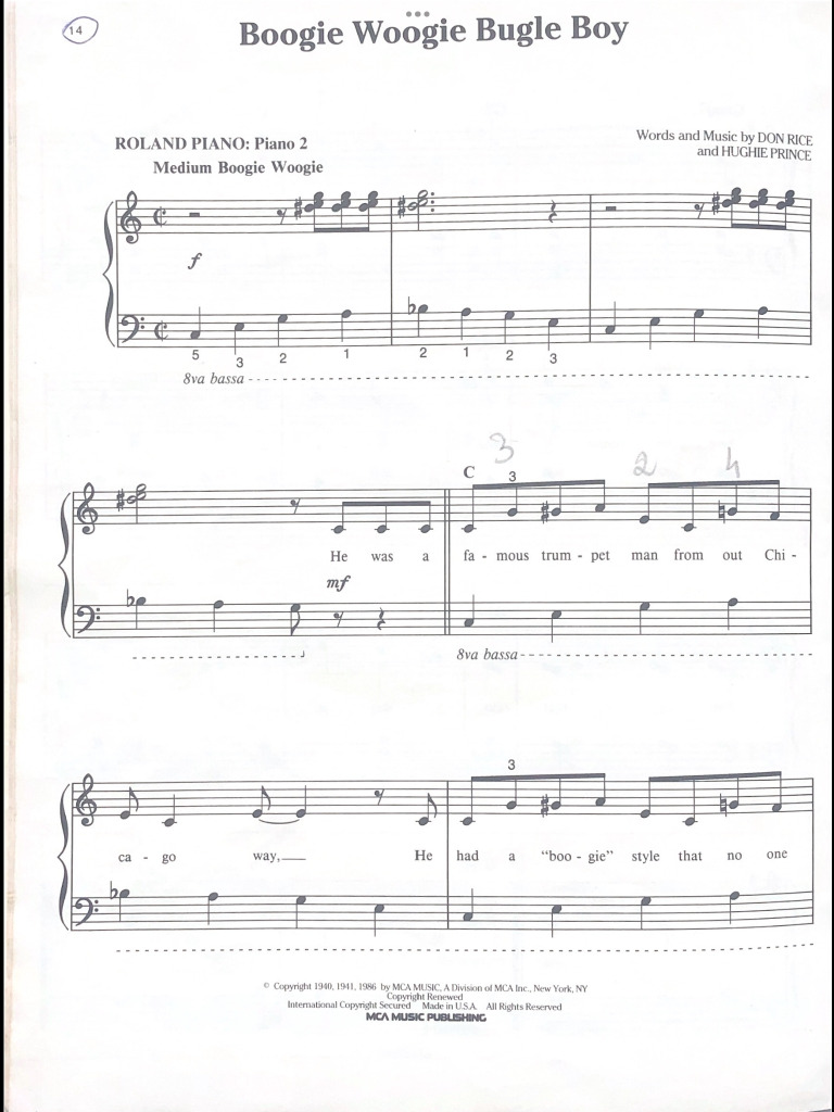 Boogie Boogie Bugle Boy | PDF