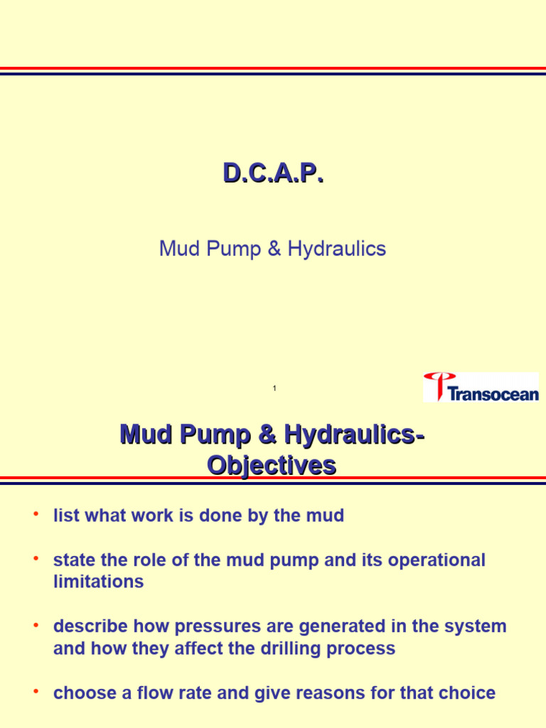 Understanding Mud Pump Hydraulics | PDF | Technology & Engineering