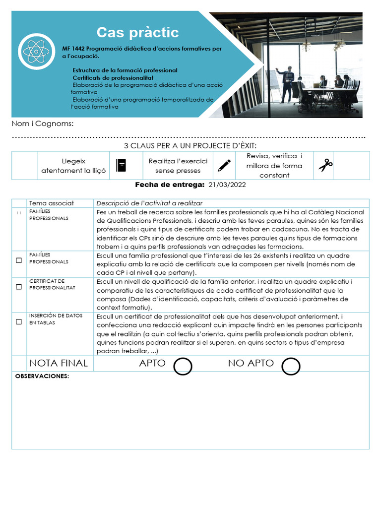 Cas Pràctic 1 | PDF