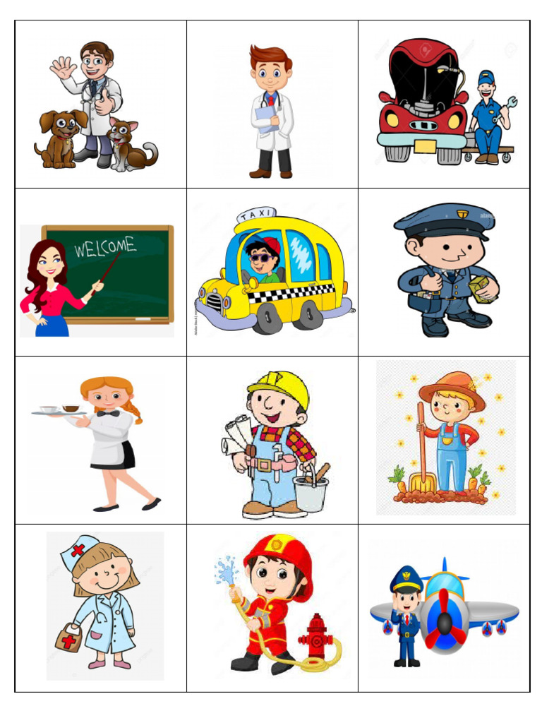 Occupations Oficios Ingles | PDF