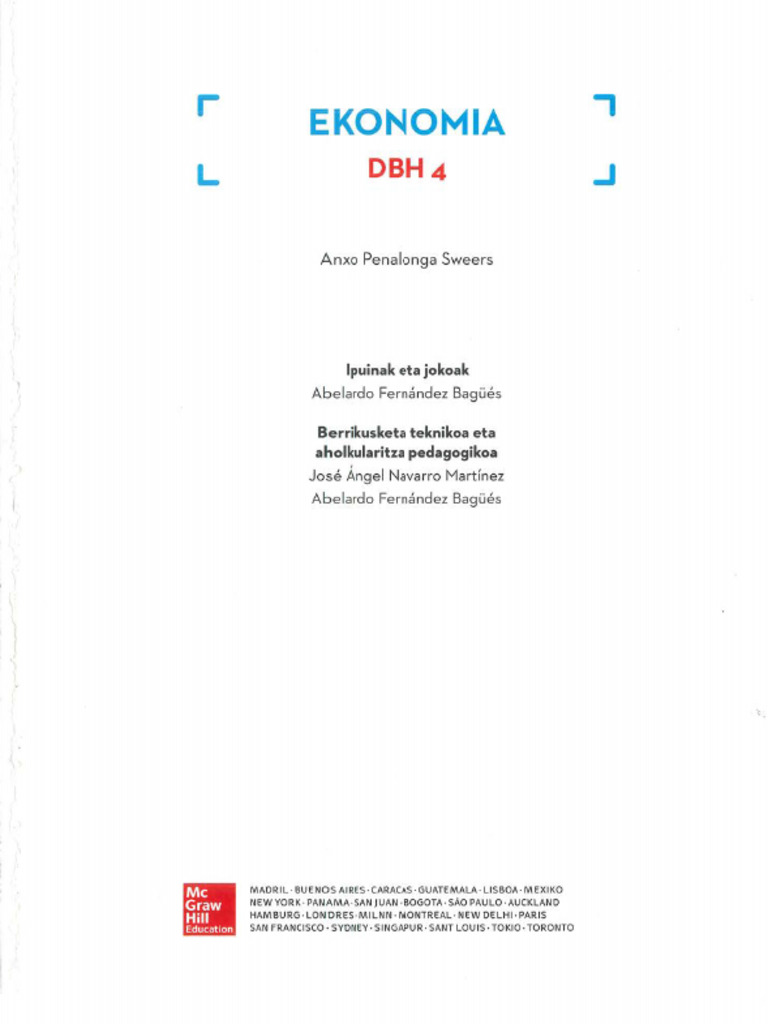 Ekonomia 4 DBH MC Graw | PDF