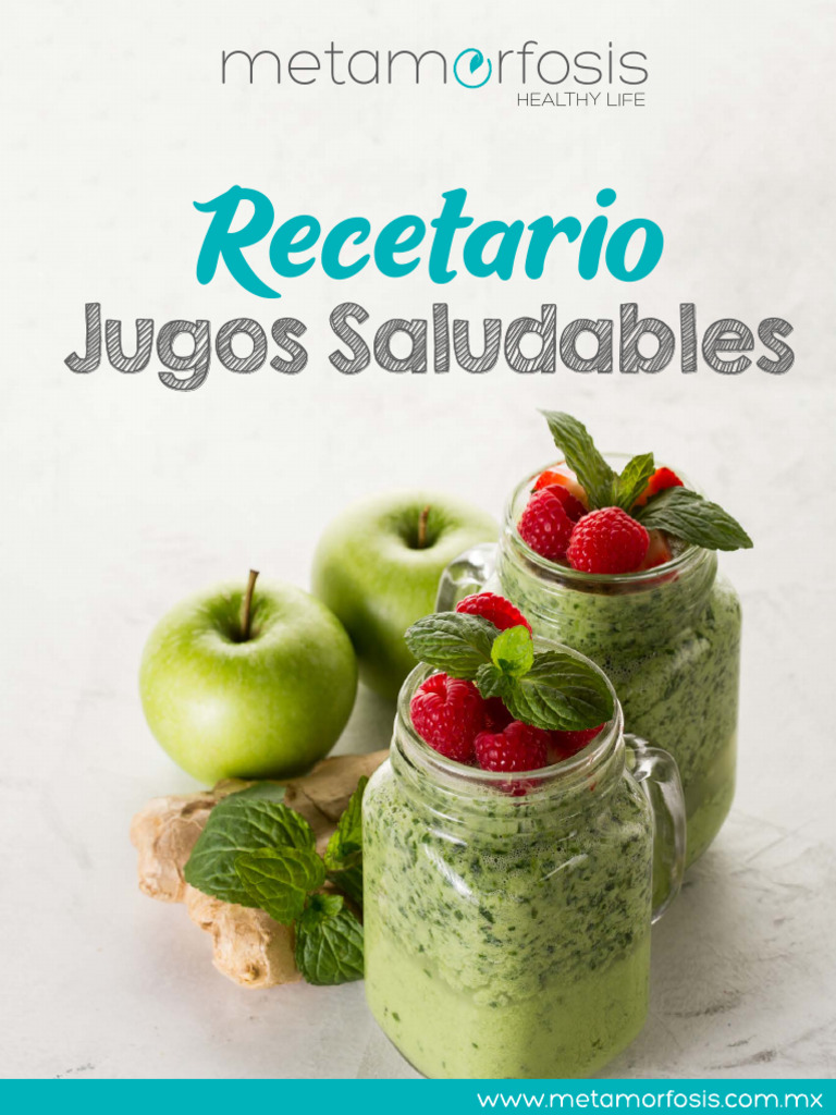 Recetario Jugos Saludables | PDF | Vegetales | Apio