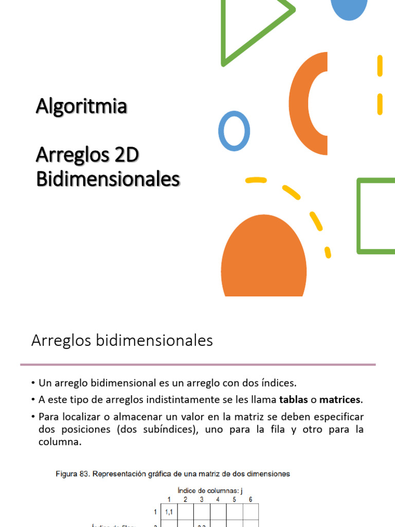 Arreglos Bidimensionales en PSeInt | PDF | Matriz (Matemáticas ...