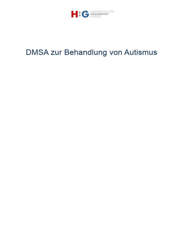 DMSA Autismus | PDF