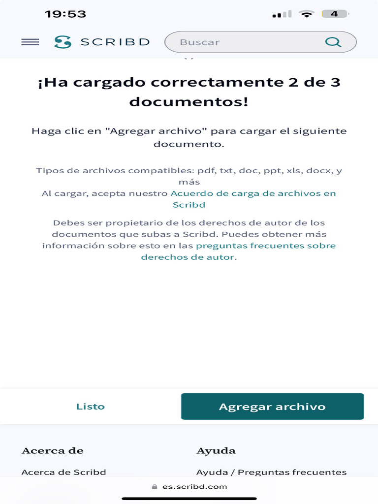 Suba Un Documento Scribd 2 | PDF