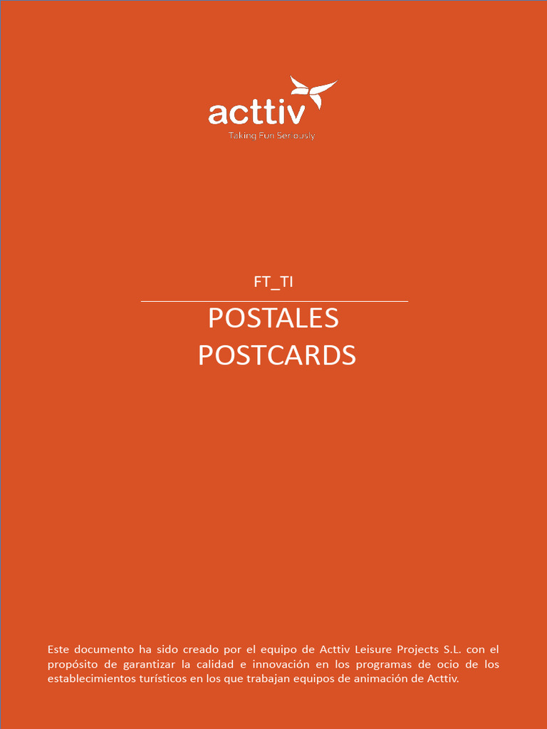 FT TI 03 Postales Postcards | PDF