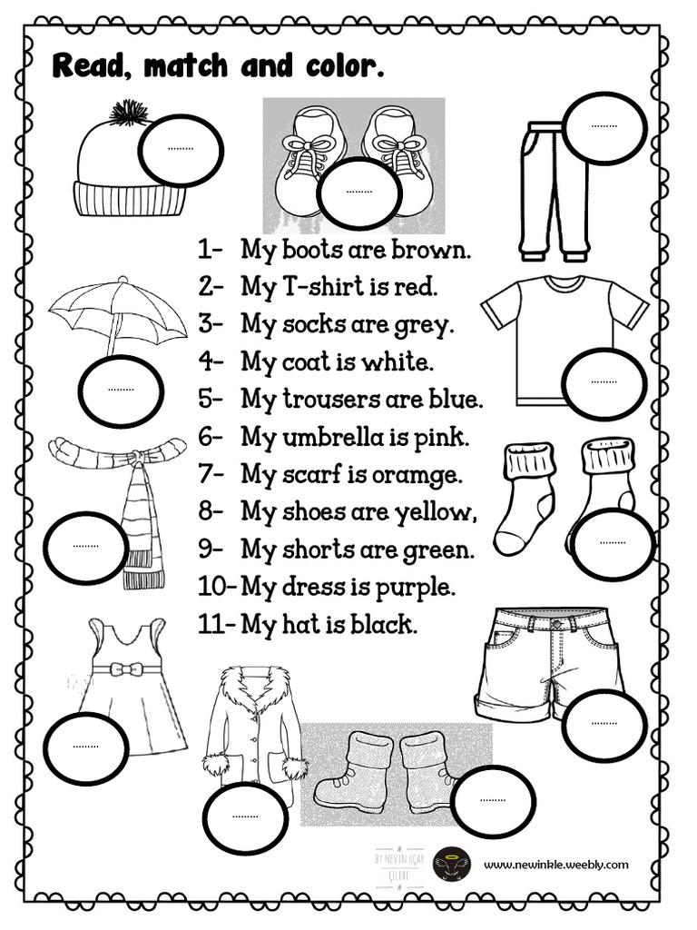 4.8 Clothes Worksheet NVNCLB | PDF | Games & Activities