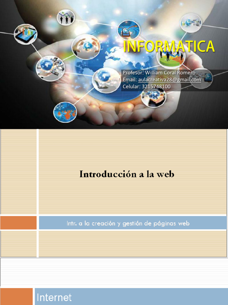02- La web | PDF | Red mundial | Internet y web