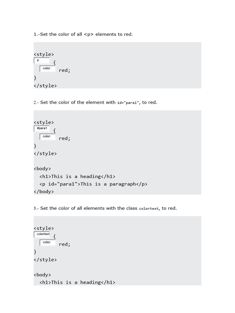 Css Selectors Deber Pdf 