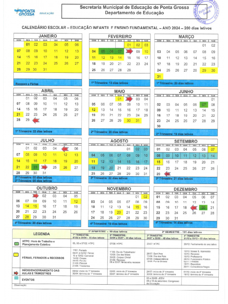 Calendario 2024 | PDF