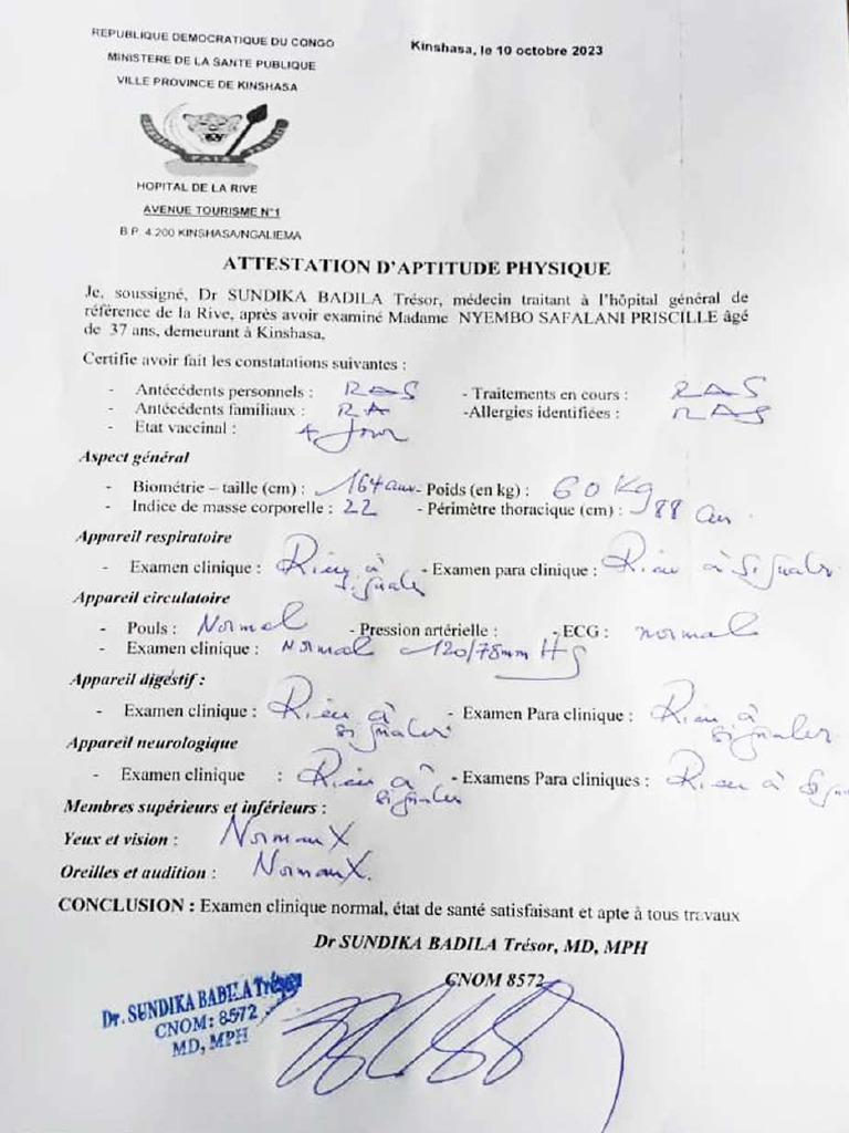 Aptitude Physique - 100136 | PDF