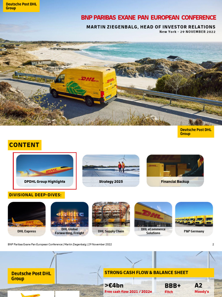 DPDHL BNP Paribas Exane Pan European Conference 2022 11 29 | PDF ...