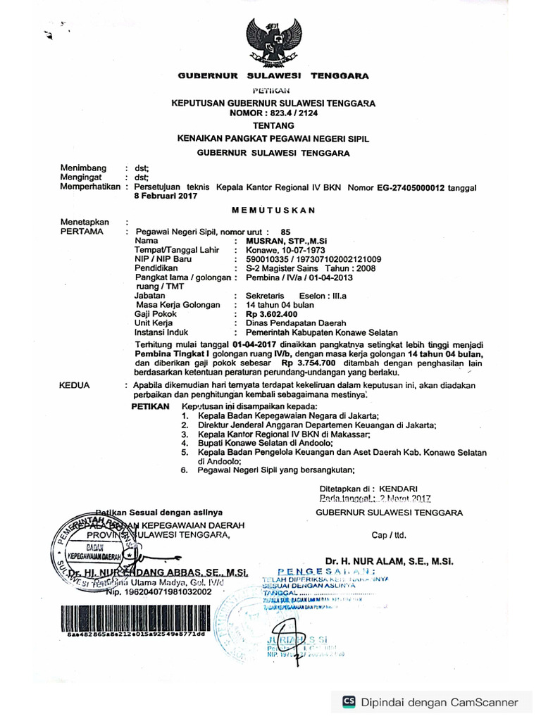 SK PANGKAT IV-b | PDF