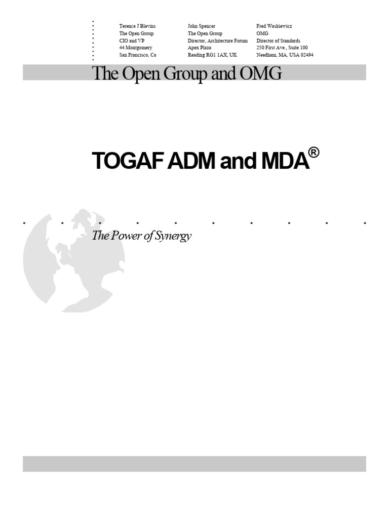 Togaf Pdf Common Object Request Broker Architecture Unified Modeling Language
