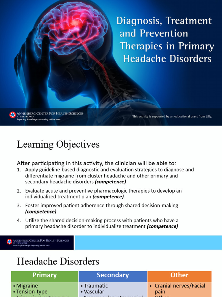 58820-66 Slides | PDF | Headache | Migraine