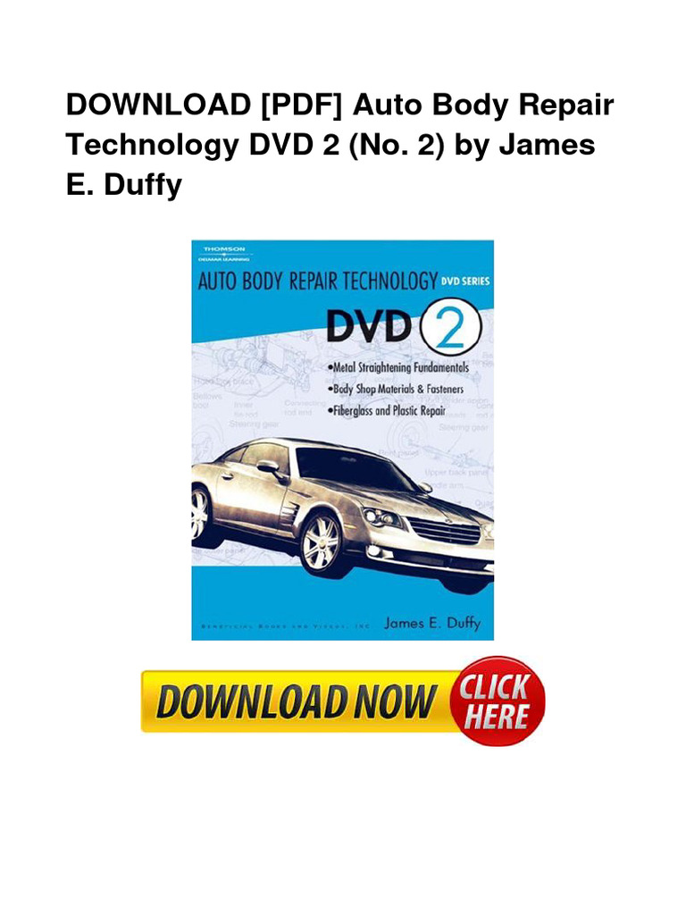 Full Book Auto Body Repair Technology DV | PDF