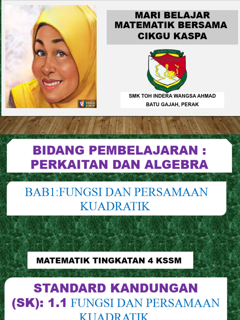 a2-MAT BAB 1- 1.1.2-MENGENAL FUNGSI KUADRATIK SBG HUBUNGAN BYK KPD 1 | PDF