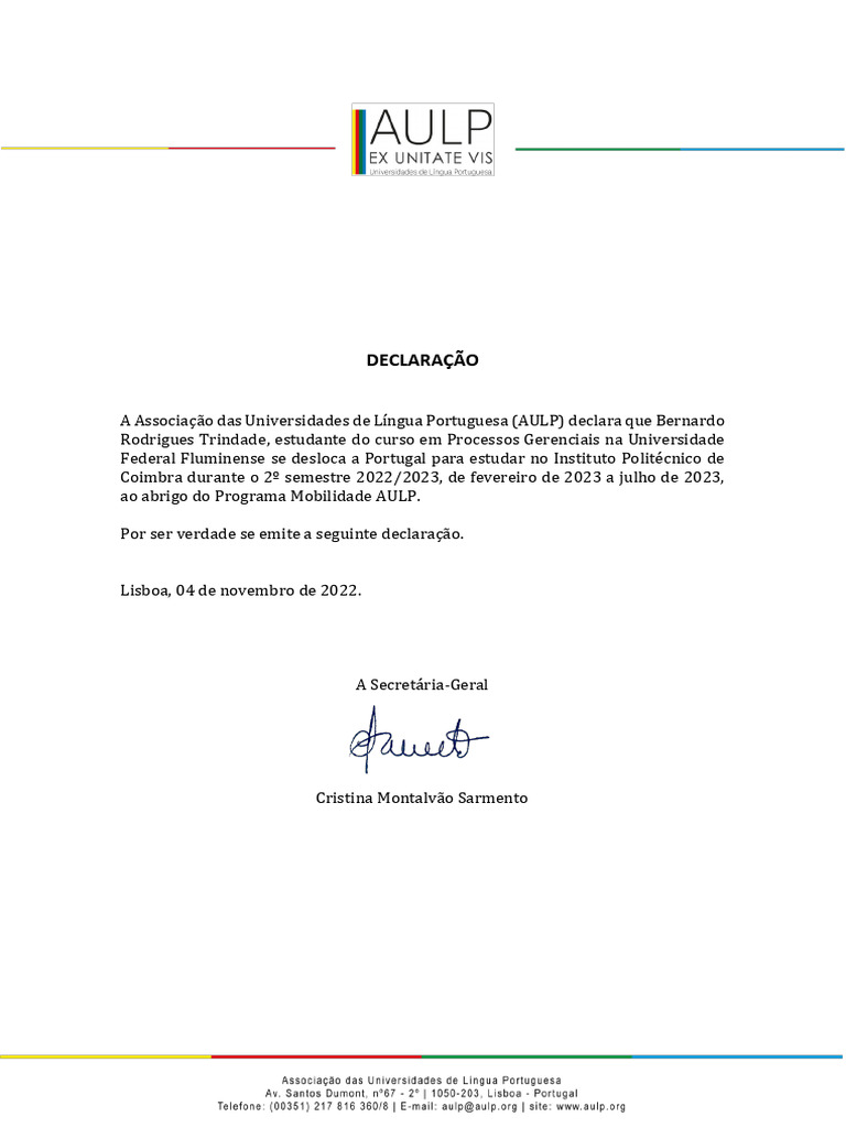 Carta de Aceite AULP IPTC | PDF Carta de Aceite AULP IPTC | PDF