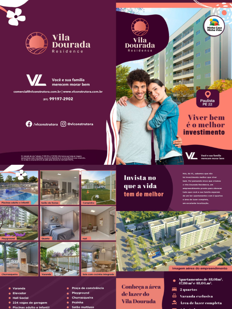 Vila Dourada Residence - Folder promocional | PDF