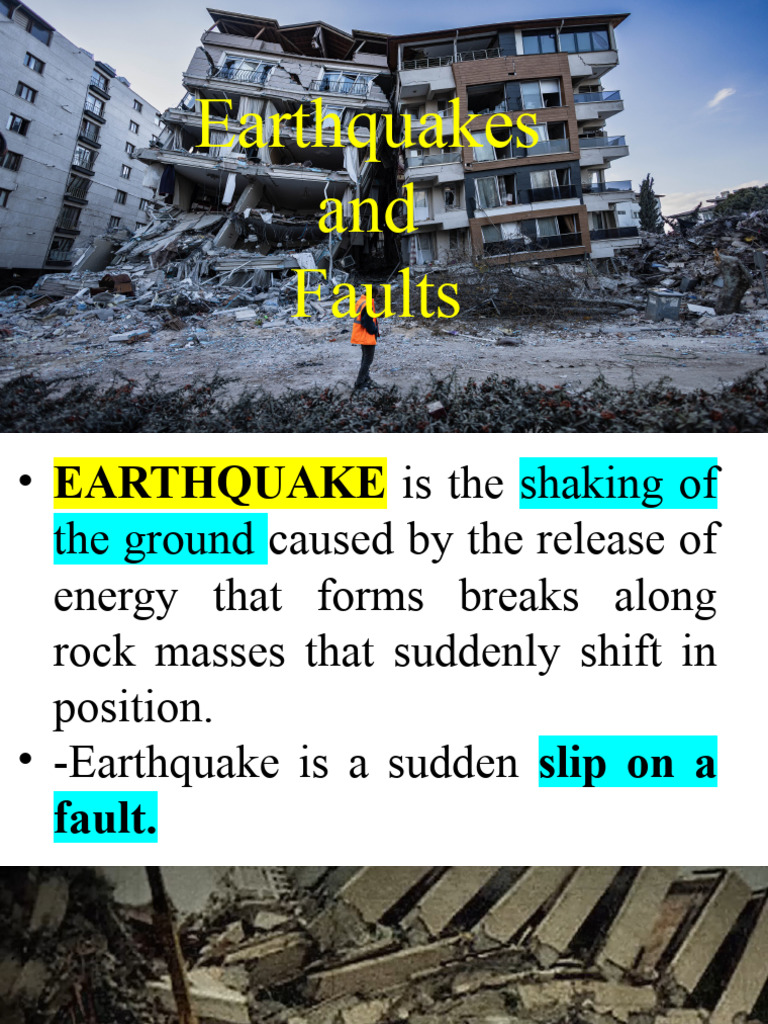 Earthquakes and Fault Types Guide | PDF | Earthquakes | Fault (Geology)