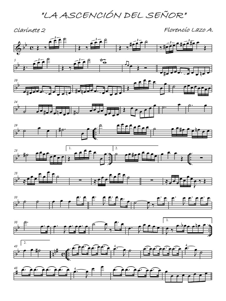 Clarinete 2 - Ascencion | PDF