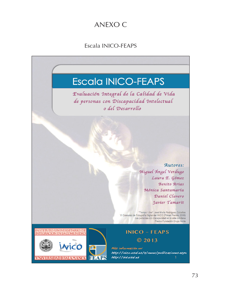 Escala INICO FEAPS | PDF