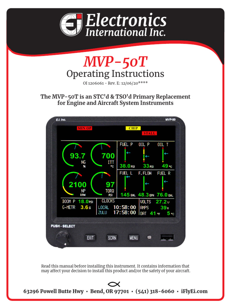 EI-MVP-50T-OI User Manual | PDF