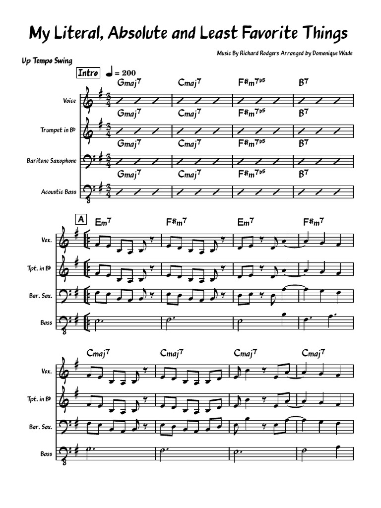 Richard - Rodgers Contrafact | PDF