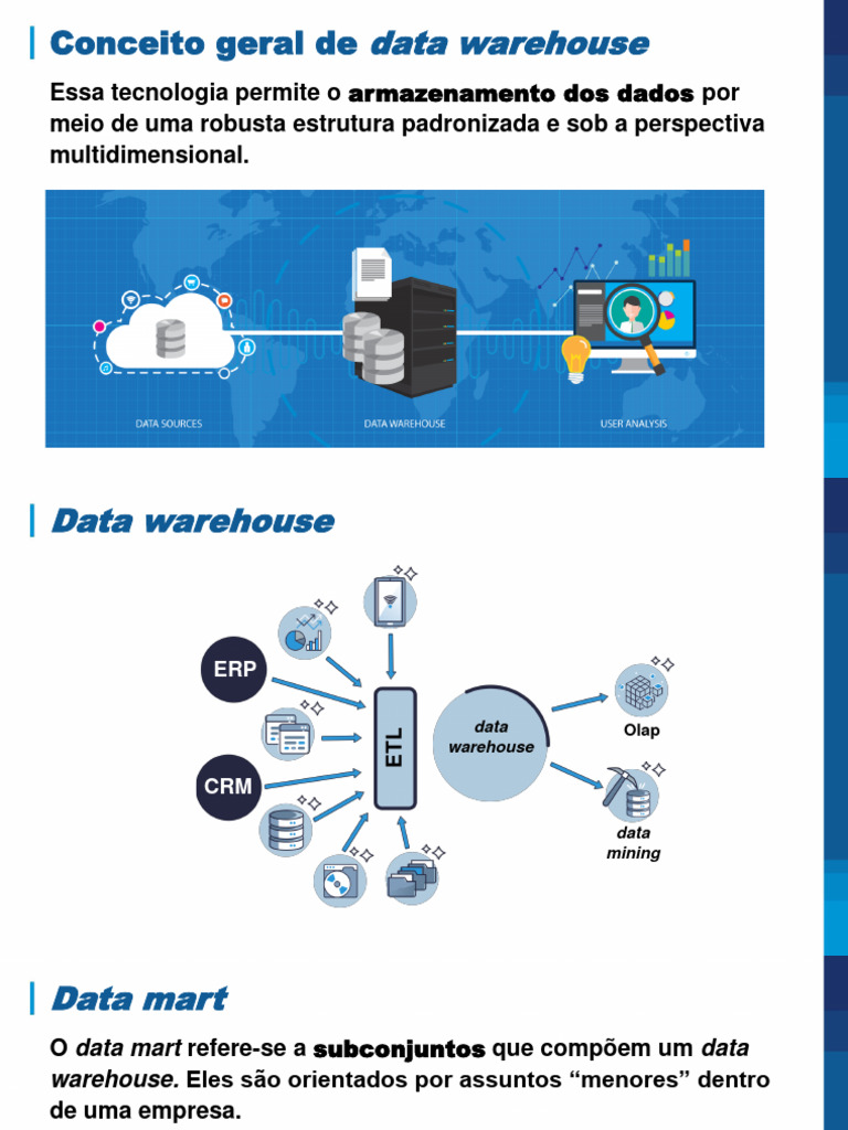 Data Warehouse Data Marts Data Lakes | Download grátis PDF | Armazém de dados | Cibernética