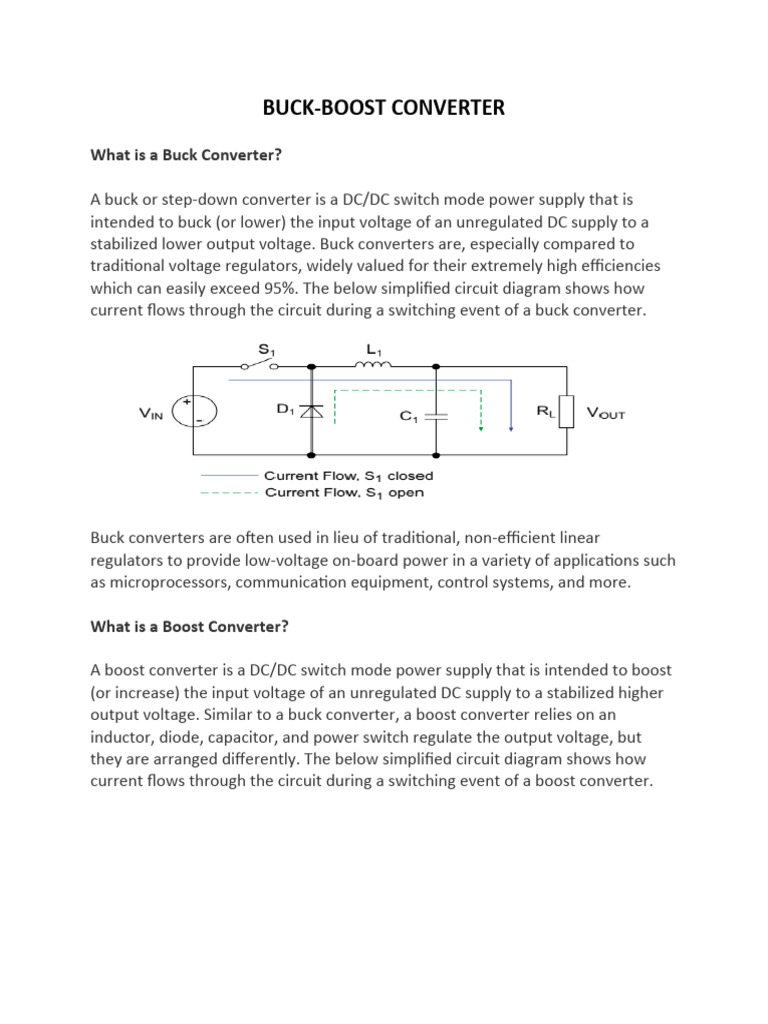 BUCK-BOOST CONVERTER OFFICIAL | PDF | Quantity | Metrology