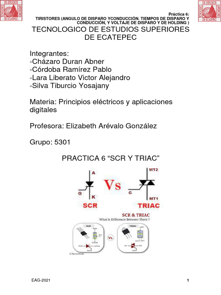 Prac+6+Scr Triac Angulos | PDF