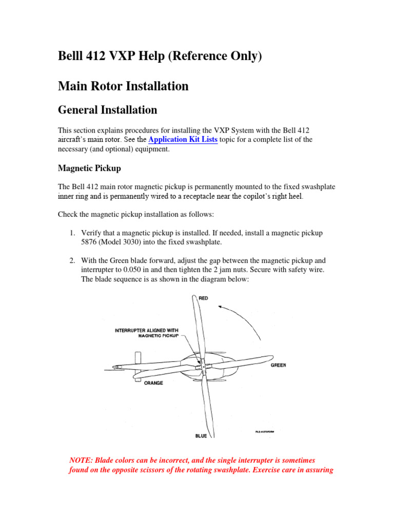 Bell 412 VXP Installation Guide | PDF | Personal Computers | Icon ...