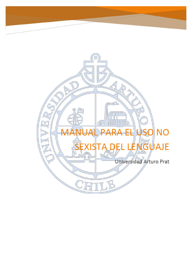 Normativa Manual para Uso Lenguaje No Sexista | PDF | Género gramatical | Sexismo