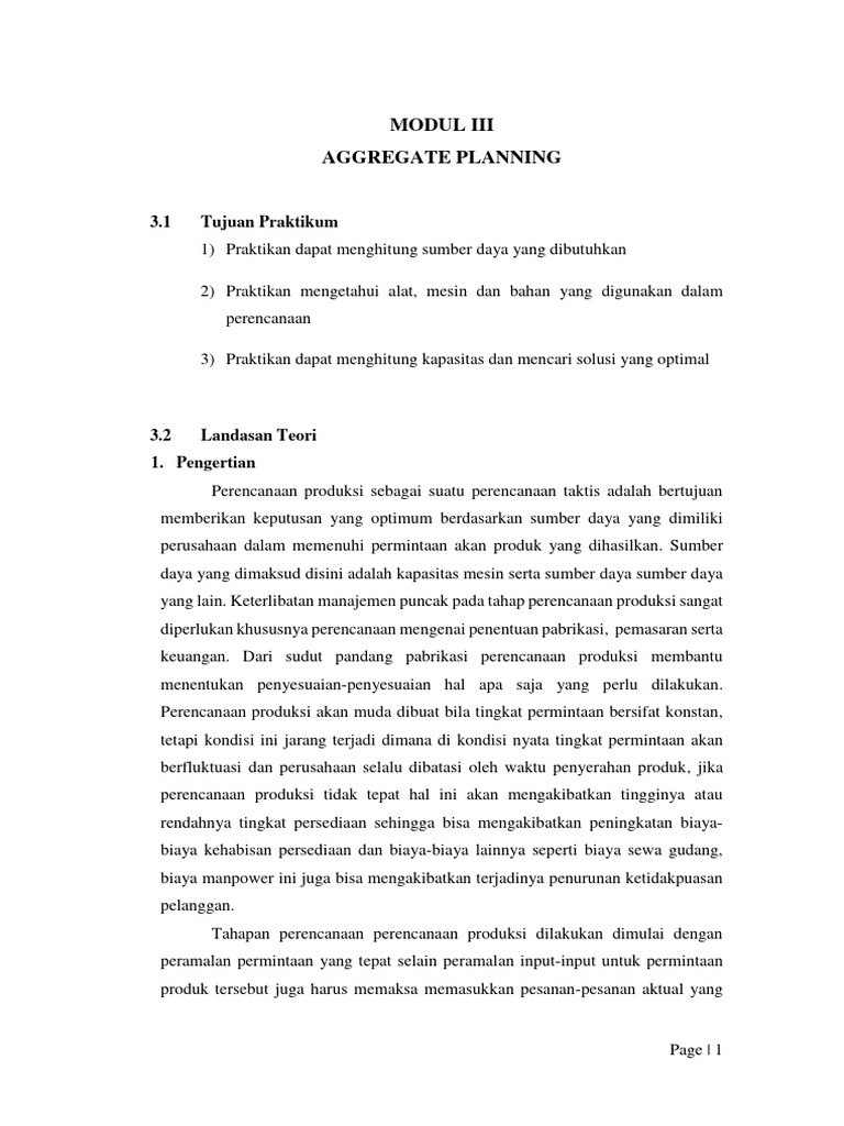 Modul Iii, Iv Dan V | PDF