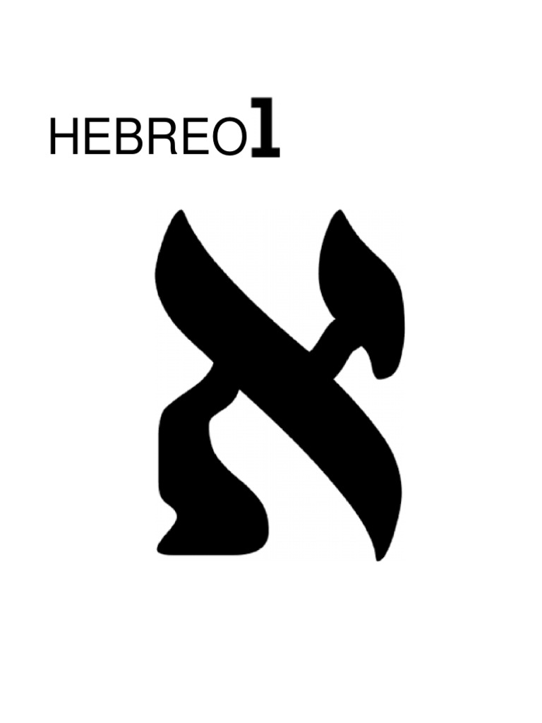 Alfabeto Hebreo Nivel 1 | PDF | Lenguaje hebreo | Escritura
